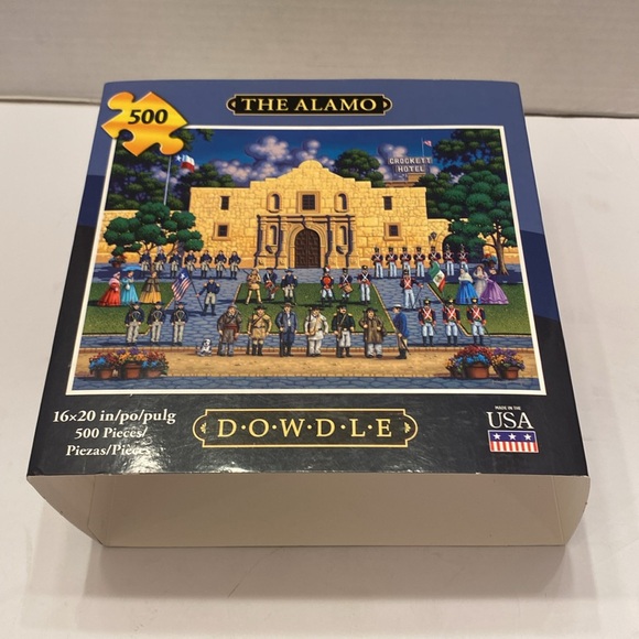 DOWDLE | Other | New Dowdle The Alamo Puzzle 50 Pc 6x20 San Antonio ...